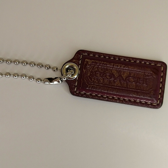 Coach | Bags | Coach Dark Purple Hang Tag Fob Replacement | Poshmark